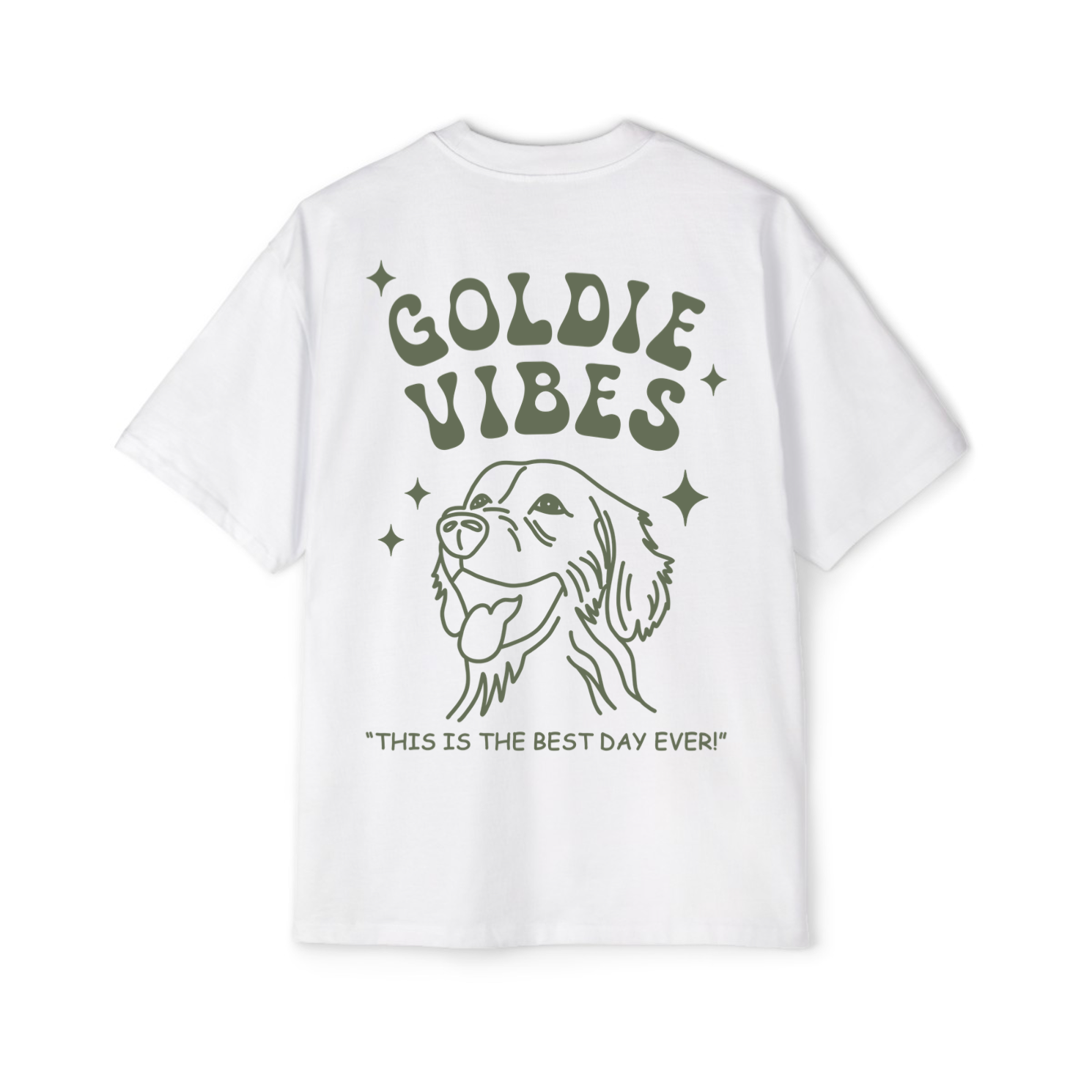 Goldie Oversized Tee (White) – The Alphabet Collective SG